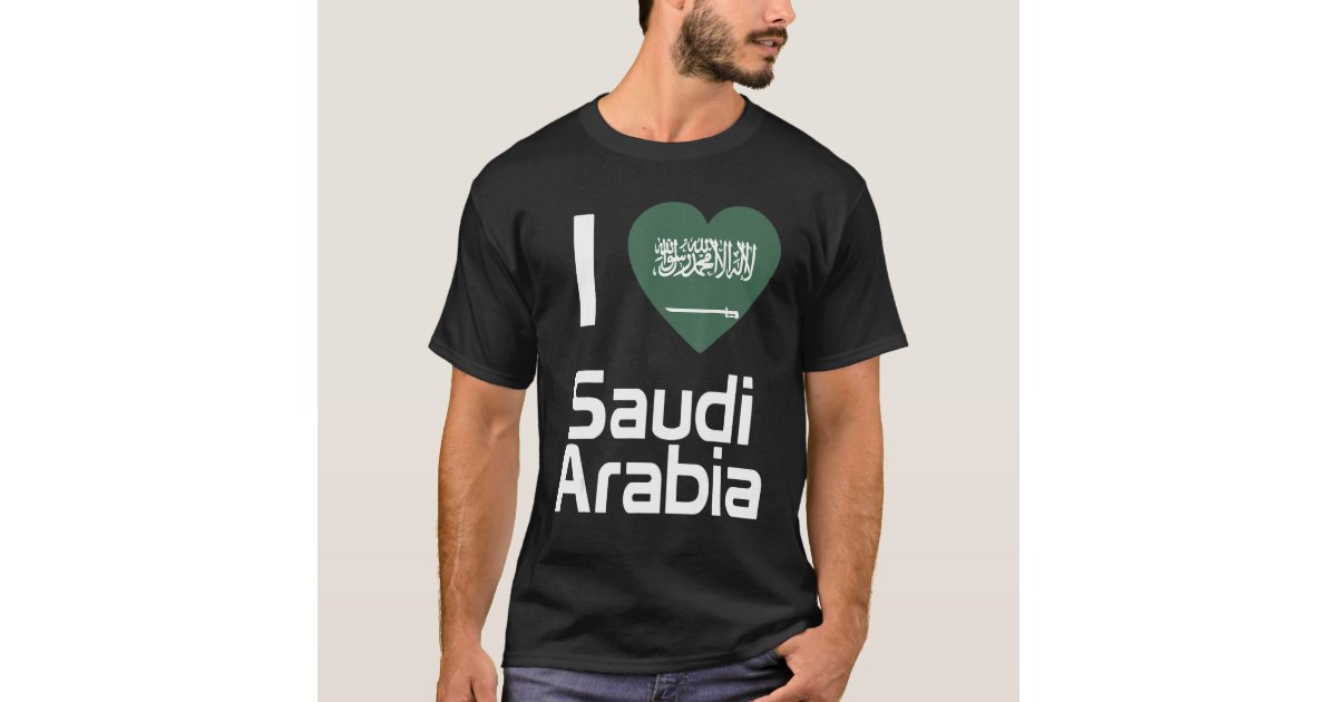 National Flag of Saudi Arabia souvenir for men w T-Shirt | Zazzle