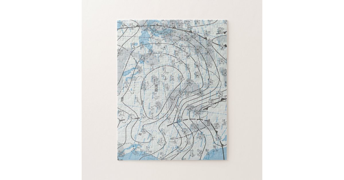 National Weather Map Jigsaw Puzzle | Zazzle