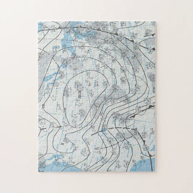 National Weather Map Jigsaw Puzzle | Zazzle