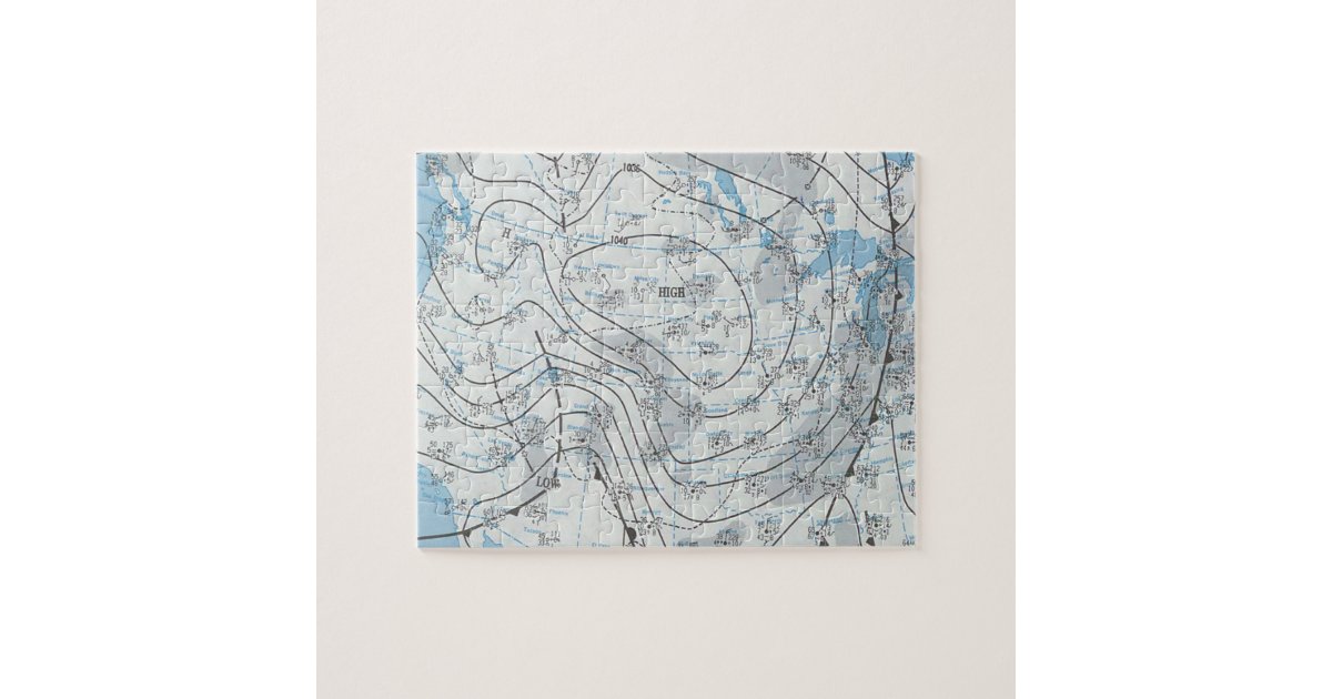 National Weather Map Jigsaw Puzzle | Zazzle