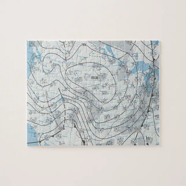 National Weather Map Jigsaw Puzzle | Zazzle