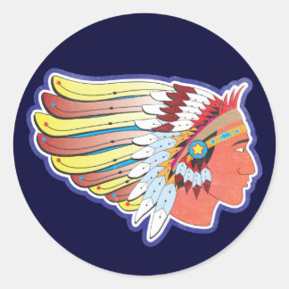 Native American Indian Stickers | Zazzle.co.uk