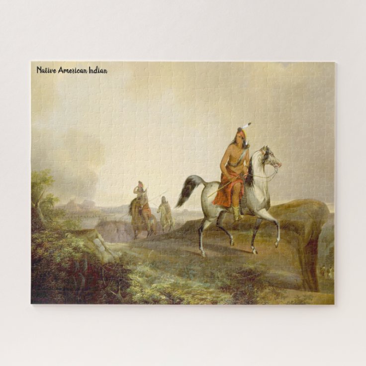 Native American Indian Jigsaw Puzzle | Zazzle