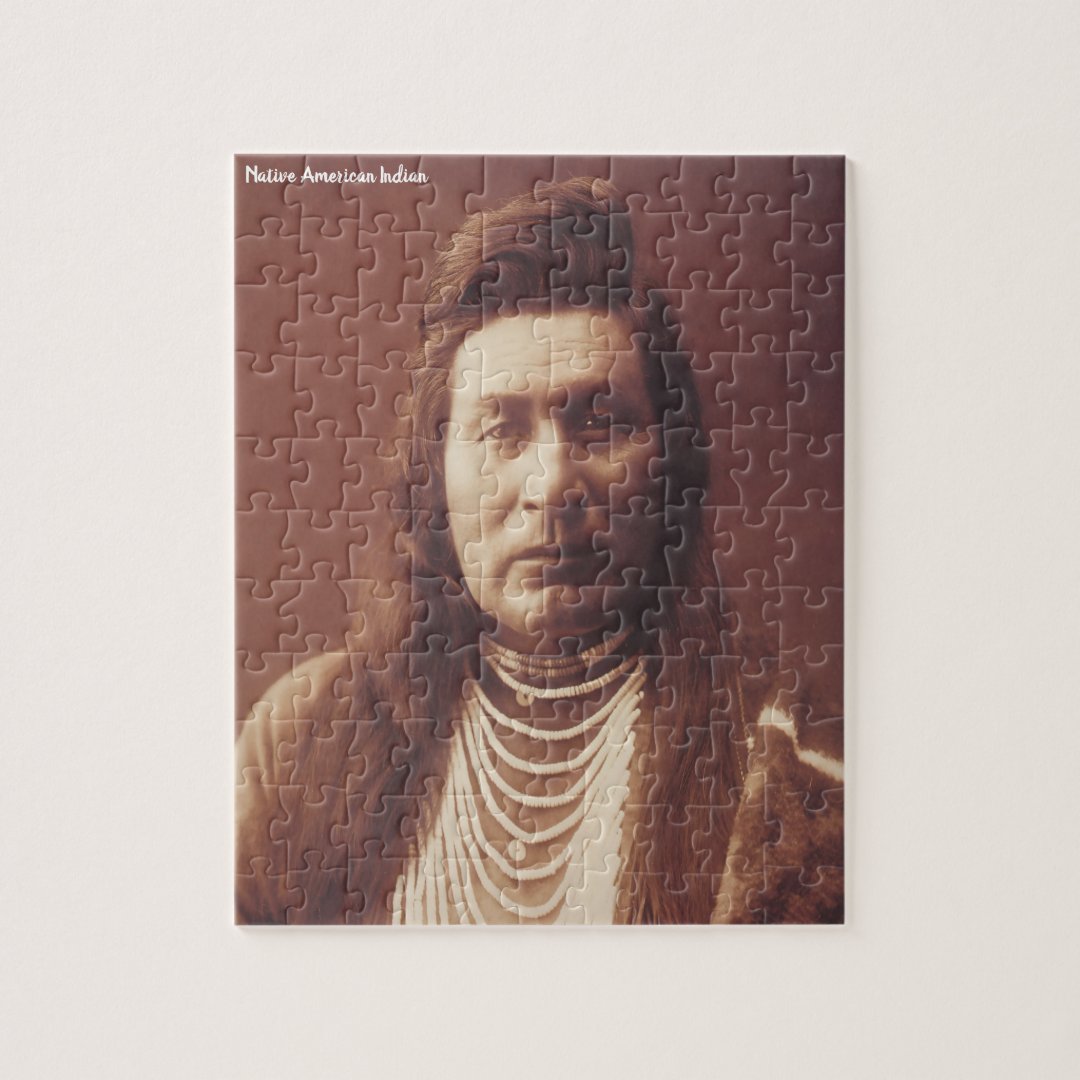 Native American Indian Jigsaw Puzzle | Zazzle