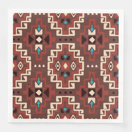 Native American Pattern Napkin | Zazzle.co.uk