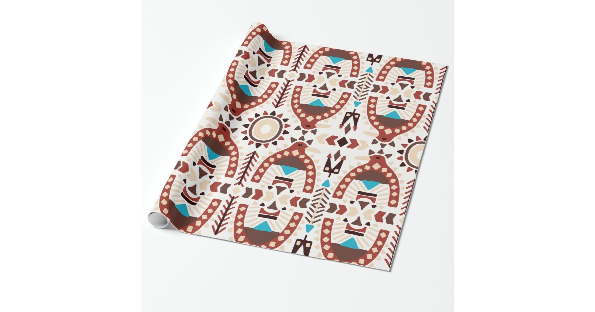 Native American Pattern Wrapping Paper | Zazzle