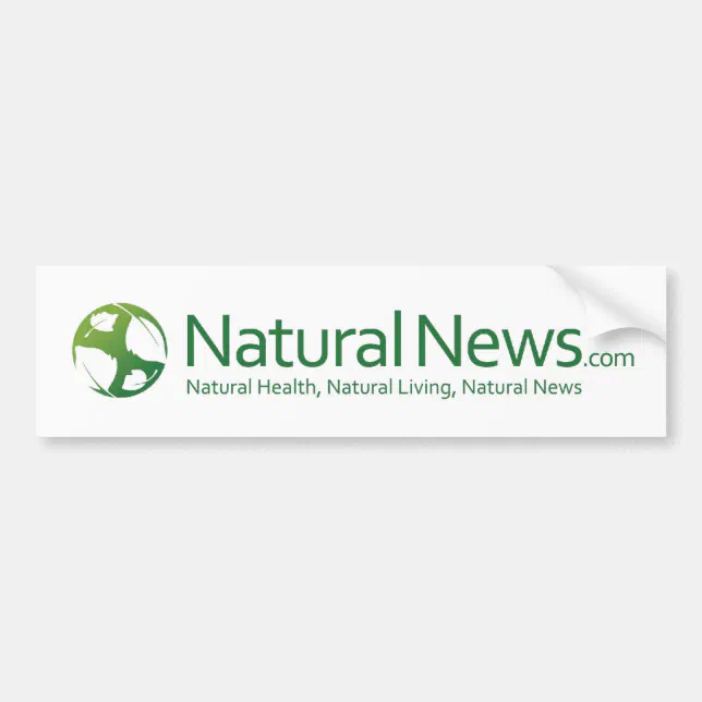 Natural News Logo Bumpersticker Bumper Sticker | Zazzle