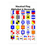 Nautical Flag Alphabet & Numerals Poster | Zazzle