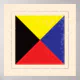 Nautical Letter “Z” Signal Flag Poster | Zazzle