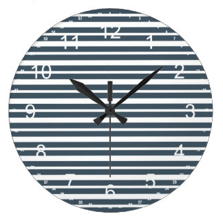 Navy Blue Wall Clocks | Zazzle.co.uk
