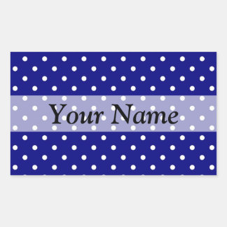 Navy White Polka Dots Craft Supplies | Zazzle.co.uk