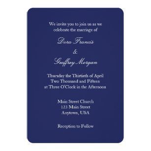 Plain Invitations | Zazzle UK