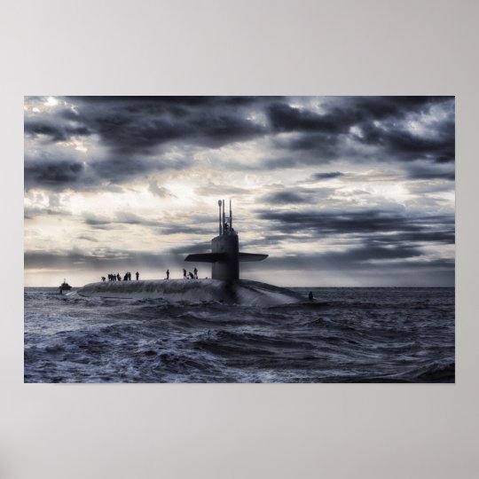 Navy Submarine Poster | Zazzle.co.uk