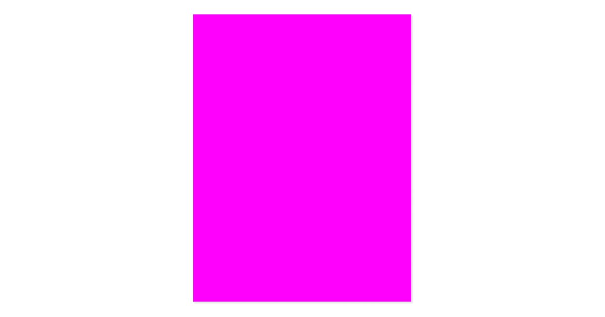Neon Pink Hex Code FF00FF Postcard Zazzle co uk Neon Pink Hex Code FF00FF Postcard Zazzle co uk
