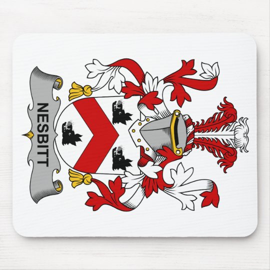 Nesbitt Family Crest Mouse Mat | Zazzle.co.uk
