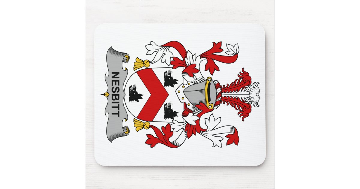 Nesbitt Family Crest Mouse Mat | Zazzle
