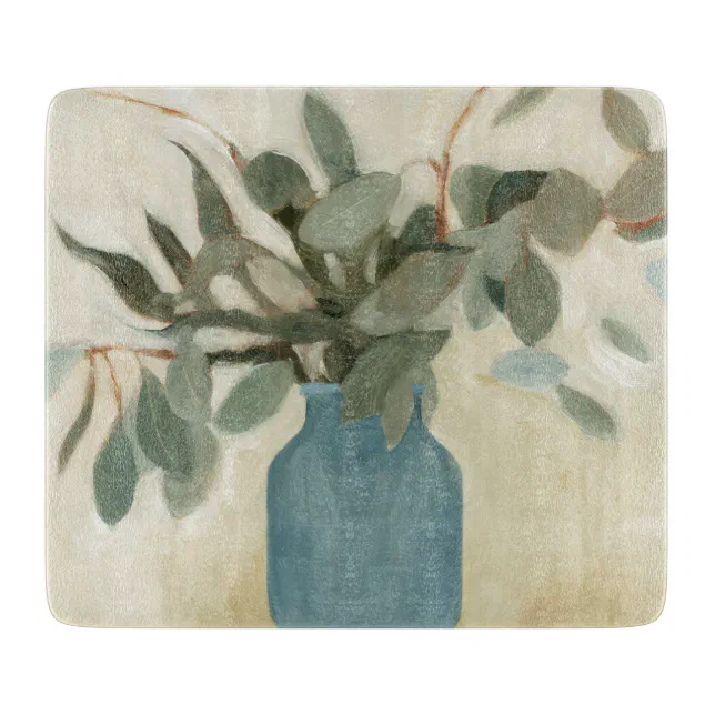 Neutral Arrangement - Stemmed Leaves Cutting Board | Zazzle
