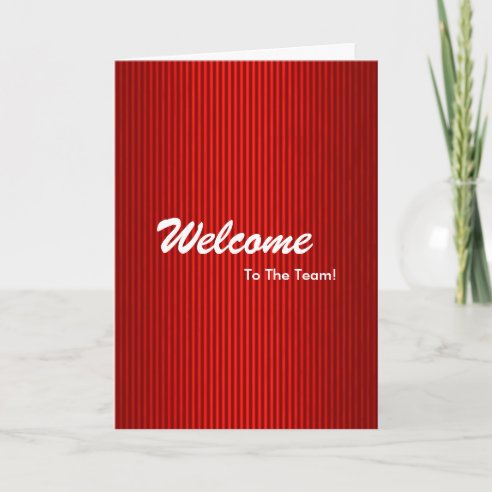 Employee Welcome Cards | Zazzle UK