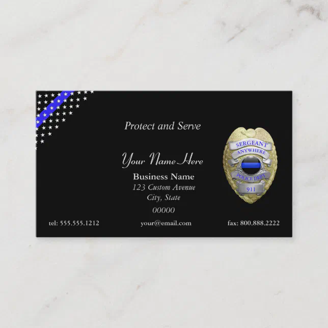 New Fully Customisable Badge Business Card | Zazzle