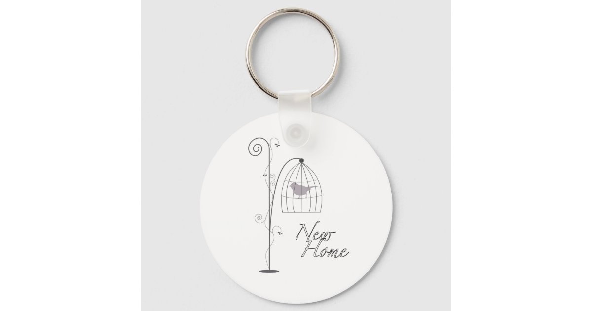 New Home Key Ring | Zazzle