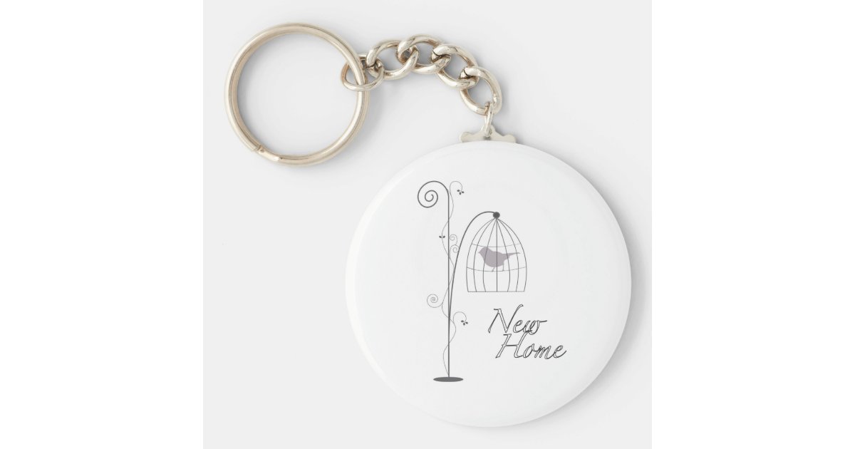 New Home Key Ring | Zazzle