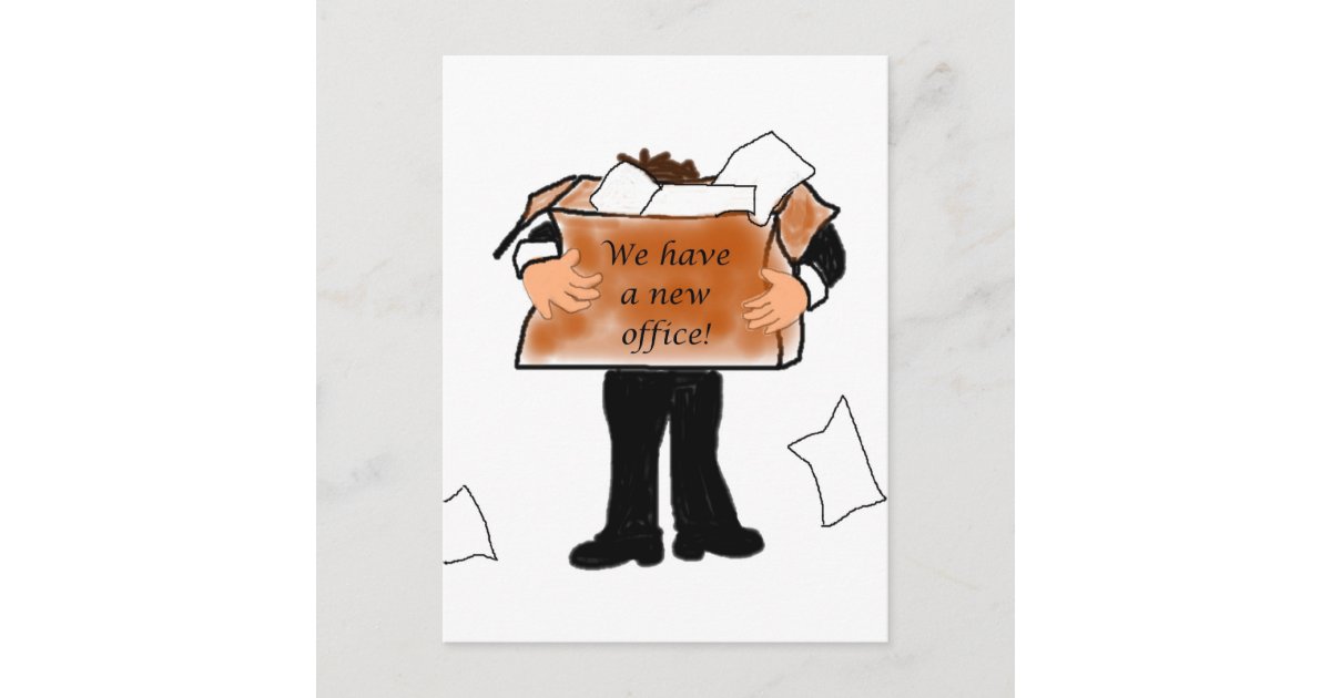 New Office Announcement Postcard | Zazzle