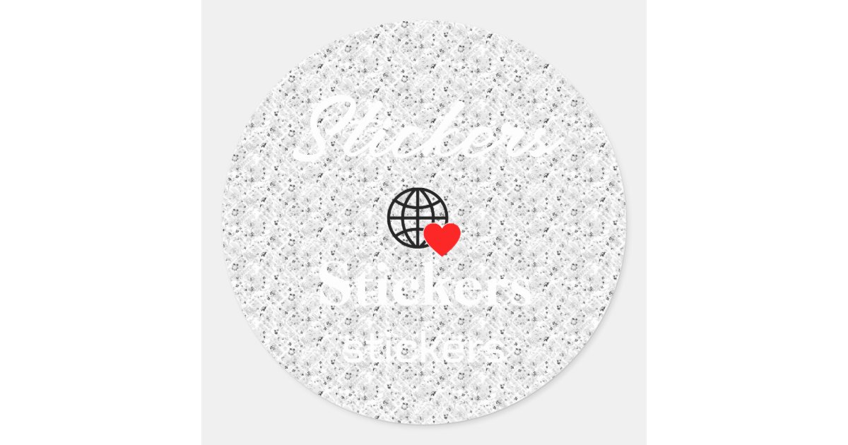 New personalise Text Logo Stickers | Zazzle