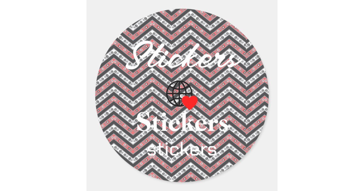 New personalise Text Logo Stickers | Zazzle