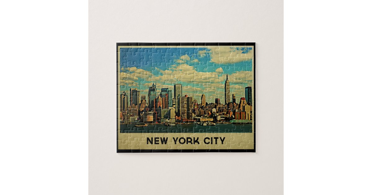 New York City Skyline Jigsaw Puzzle | Zazzle