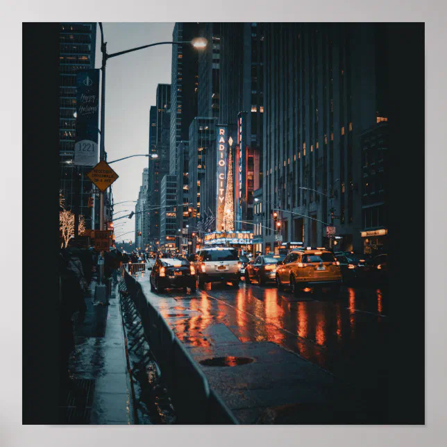 New York City Skylines: Captivating Urban Views Poster | Zazzle