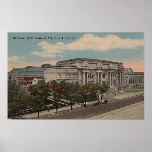 New York, NY - Metropolitan Museum of Art Poster | Zazzle