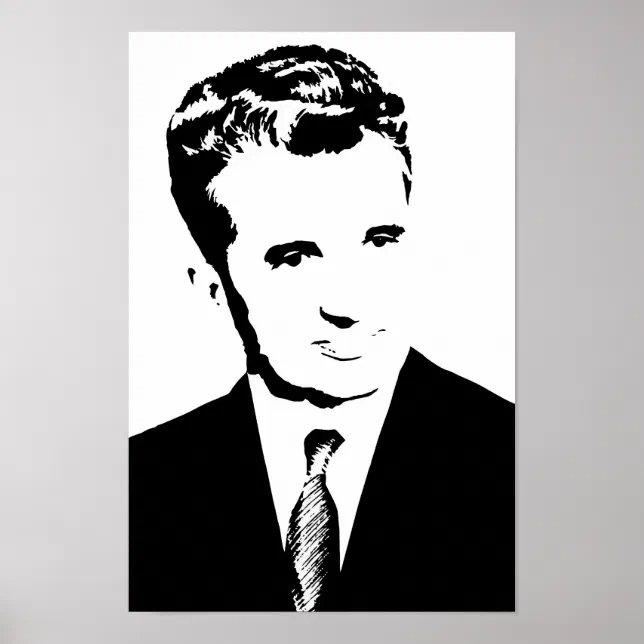 nicolae ceausescu romanian communist dictator cr poster | Zazzle