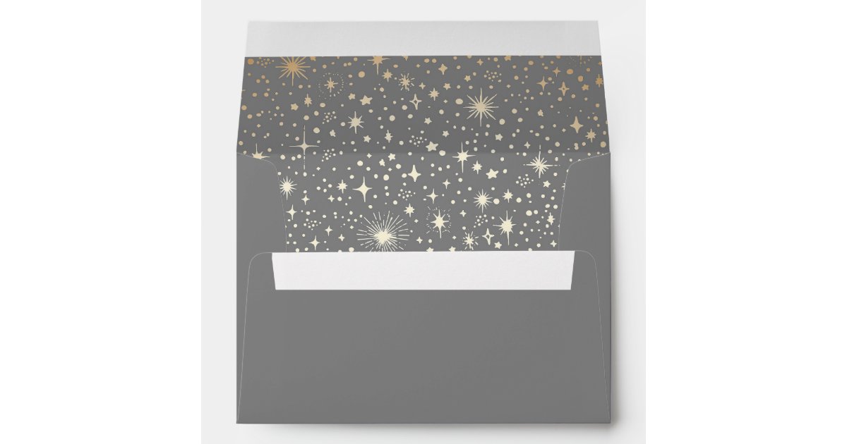 Night Stars Constellation Starry Night Mystical Envelope | Zazzle