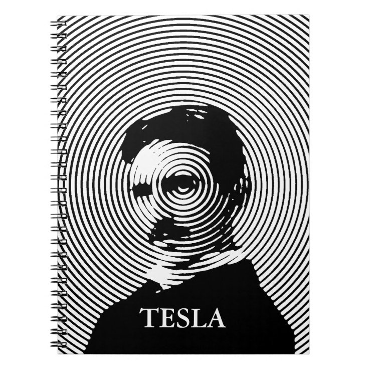 Nikola Tesla Notebook | Zazzle