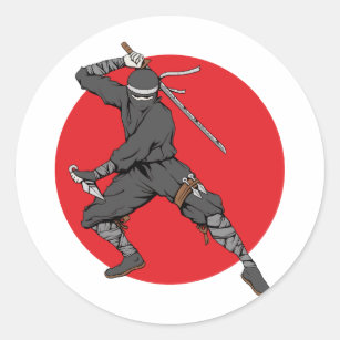 Ninja Stickers & Labels | Zazzle UK