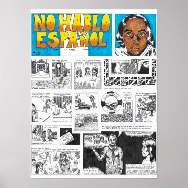 No Hablo Español Poster | Zazzle