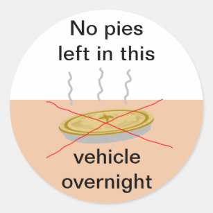 Pie Stickers & Labels | Zazzle UK