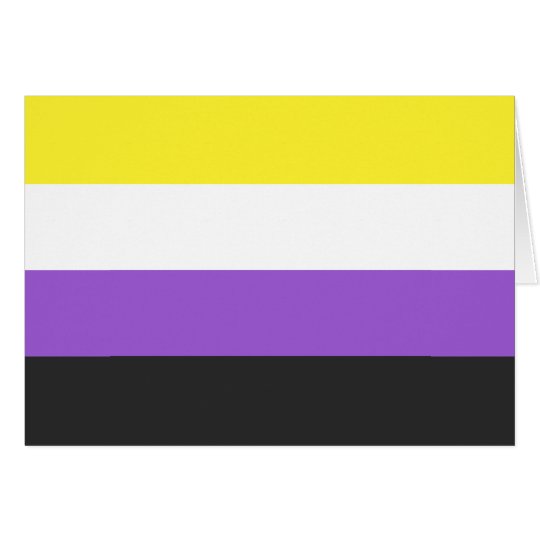 Non-Binary Flag | Zazzle.co.uk