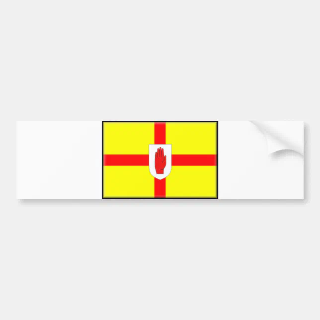 Northern Ireland (Ulster) Flag Bumper Sticker | Zazzle