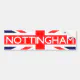 Nottingham : British Flag Bumper Sticker | Zazzle