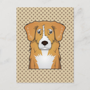 Nova Scotia Duck Tolling Retriever Cartoon Invitations & Stationery ...