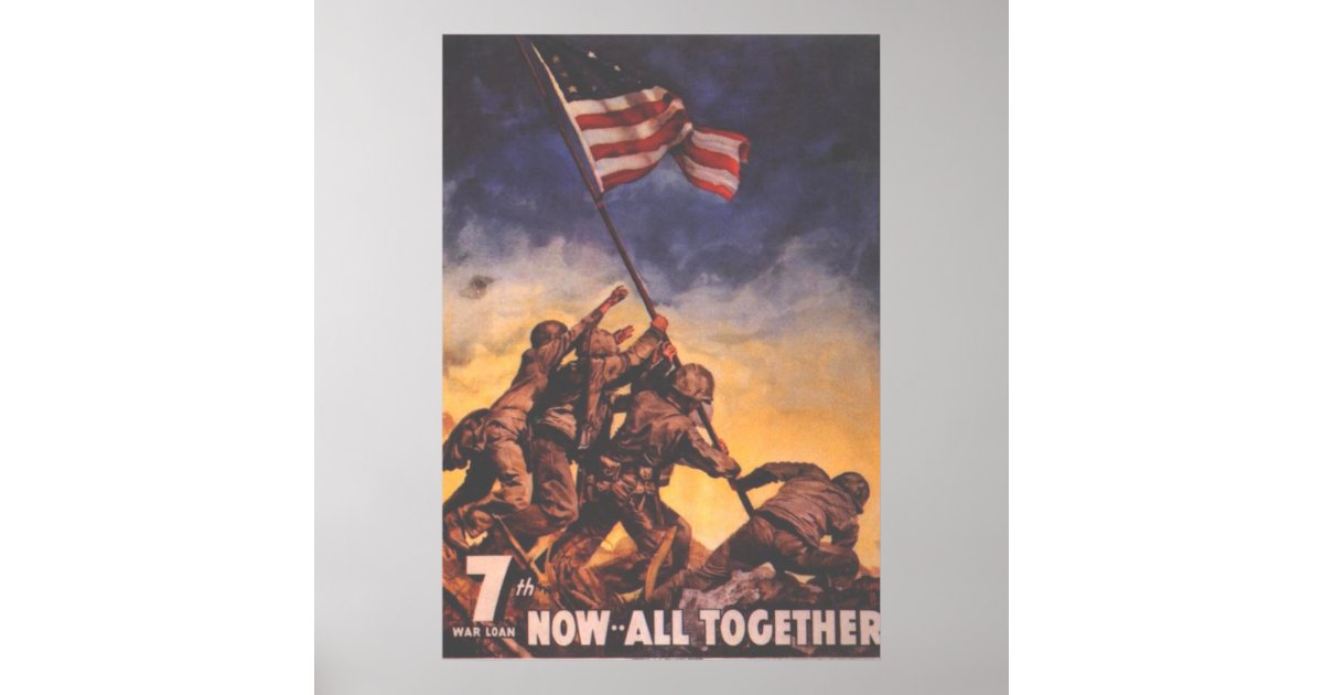 Now All Together-US Marines Poster | Zazzle