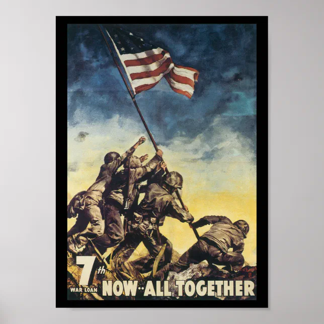 Now All Together World War 2 Poster | Zazzle