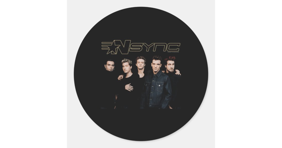 Nsync Official Do Your Thing Classic Round Sticker | Zazzle