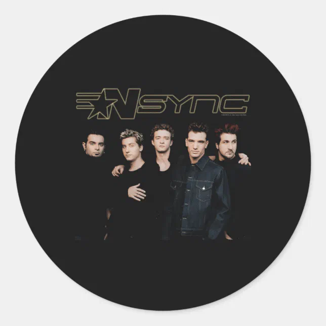 Nsync Official Do Your Thing Classic Round Sticker | Zazzle
