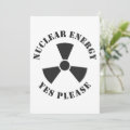 Nuclear Energy, Yes Please, Nuclear Power Invitation | Zazzle