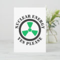 Nuclear Energy, Yes Please, Nuclear Power Invitation | Zazzle