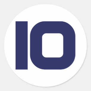 Number 10 Stickers & Labels | Zazzle UK