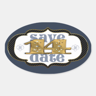 Number 14 Stickers & Labels | Zazzle UK