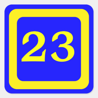 Number 23 Stickers and Sticker Transfer Designs - Zazzle UK